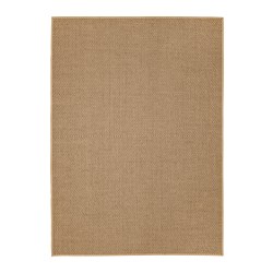 HELLESTED Rug, flatwoven Natural/brown 250 x 350 cm - IKEA