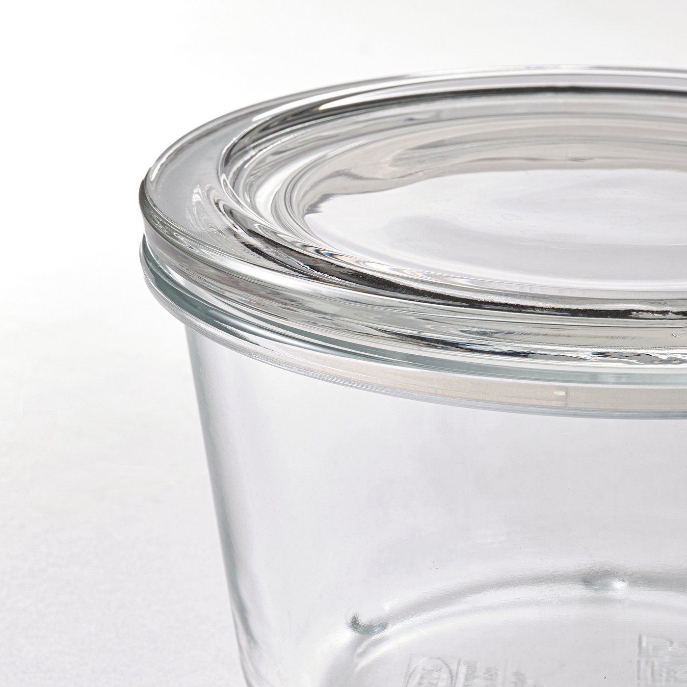 IKEA 365+ food container, round/glass, 600 ml - IKEA