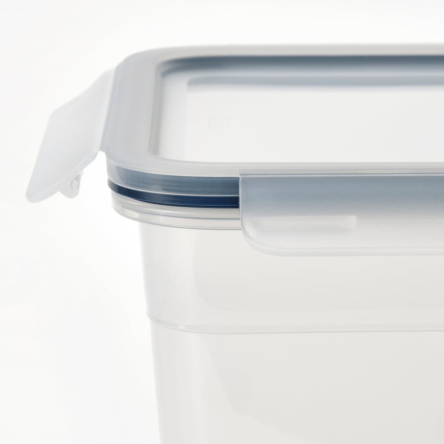 IKEA 365+ food container with lid, rectangular/plastic, 10.6 l - IKEA UK