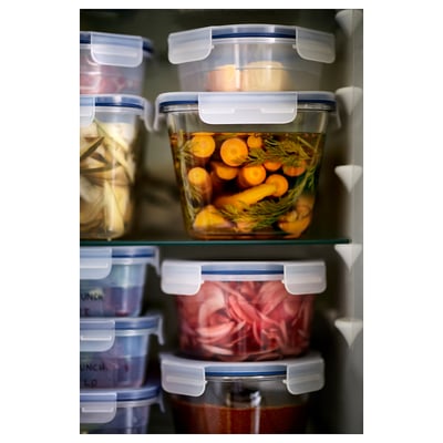 IKEA 365+ food container with lid, round/plastic, 750 ml - IKEA