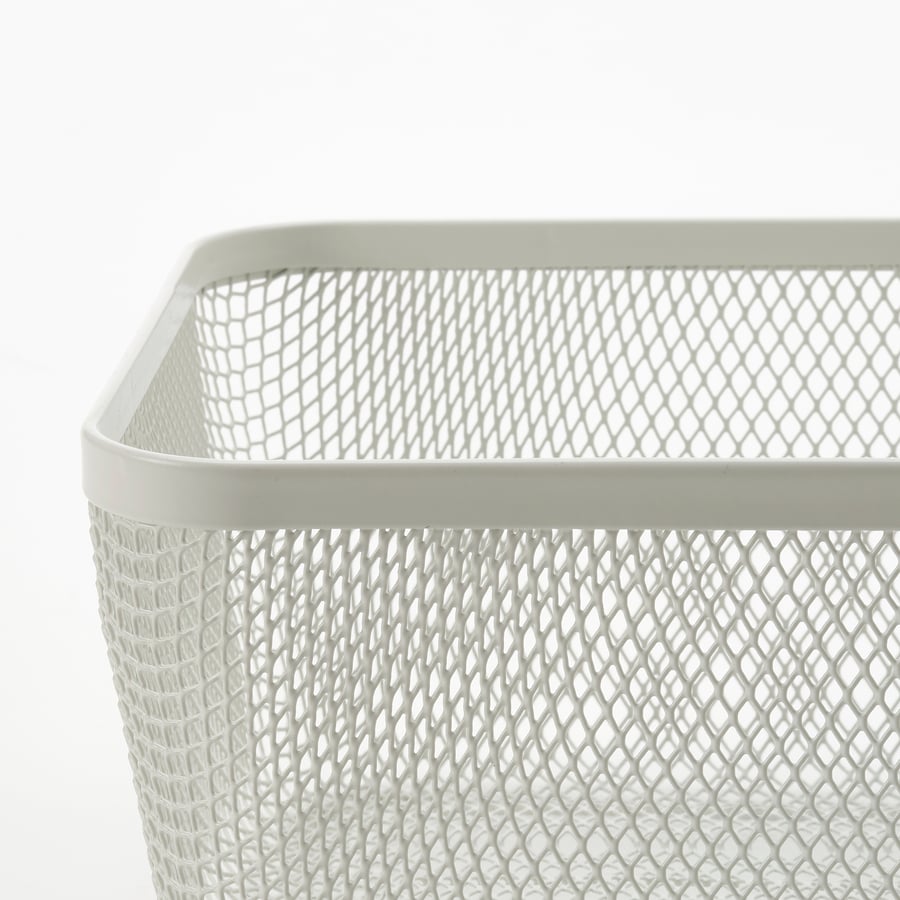 IKEA 365+ food storage basket, metal/white, 30x20x11 cm - IKEA UK