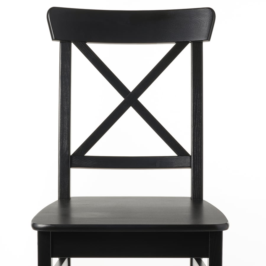 INGOLF chair, brown-black - IKEA UK