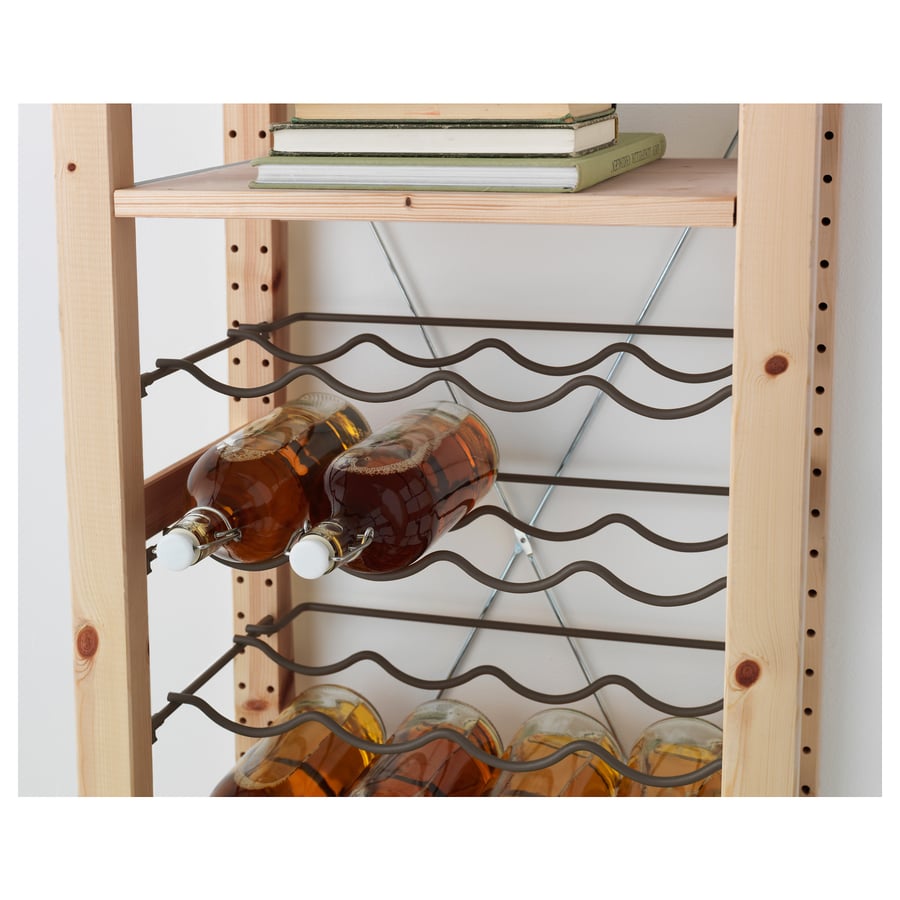IVAR bottle rack, grey - IKEA UK