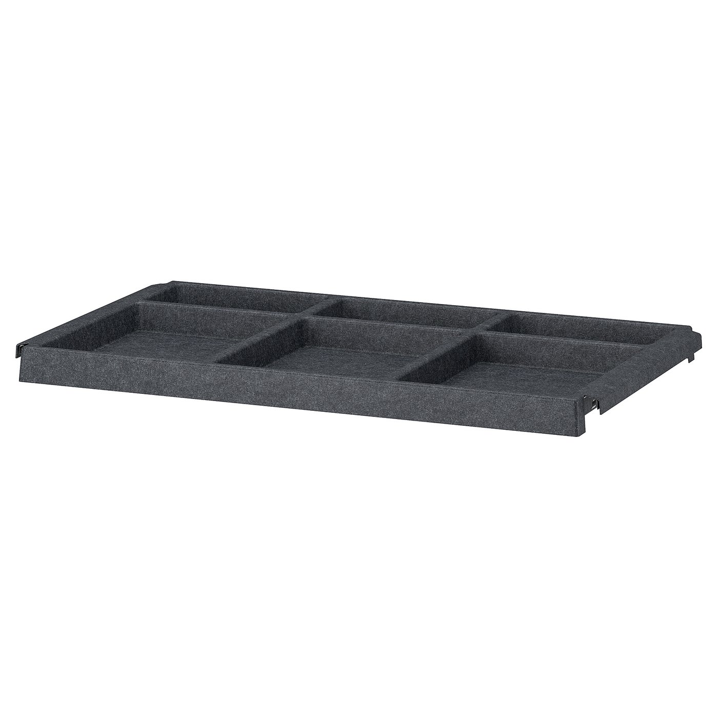 IVAR shelf, dark grey/felt, 83x50 cm - IKEA UK
