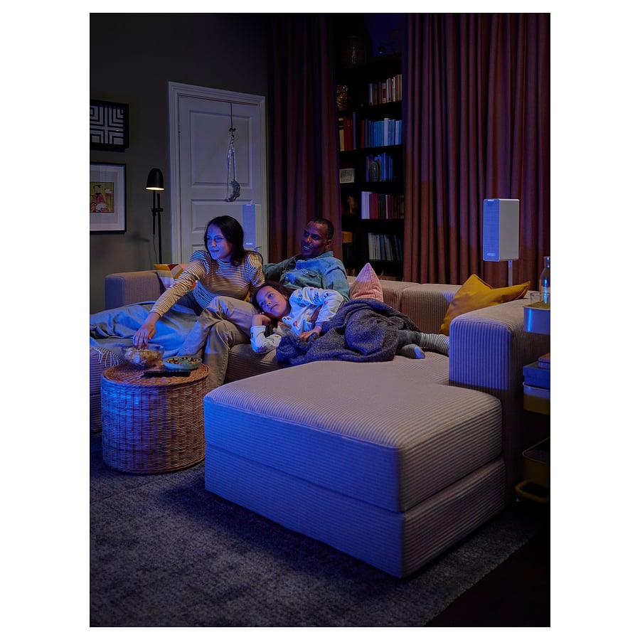 JÄTTEBO 3,5 seater modular sofa with chaise longues, armrests Samsala ...