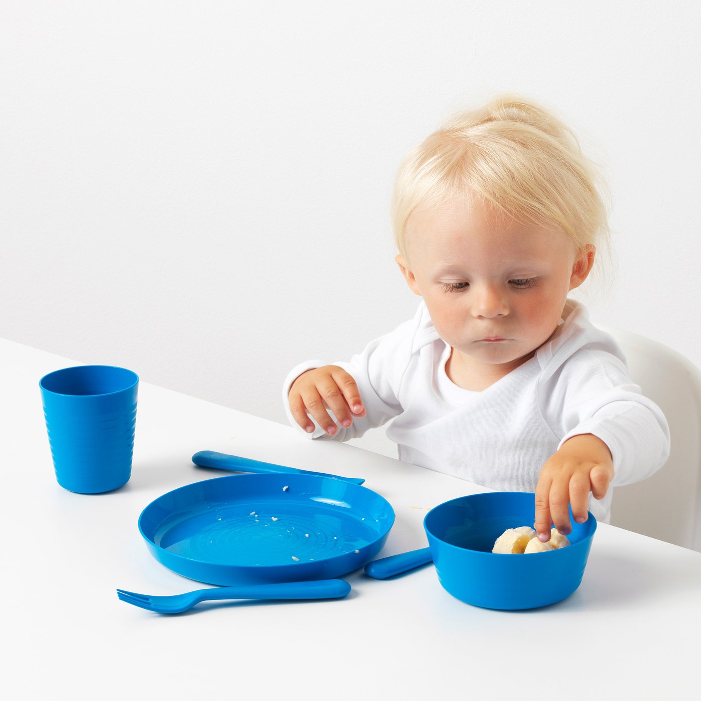 Plastic Plates Reusable IKEA KALAS SET Children Cutlery Bowl Plate Mug ...