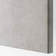 KALLVIKEN door, light grey concrete effect, 60x64 cm - IKEA UK