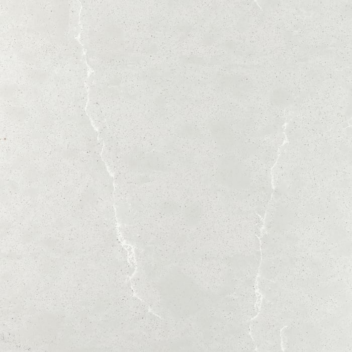 KASKER custom made worktop, light grey/beige marble effect/quartz, 1 ...