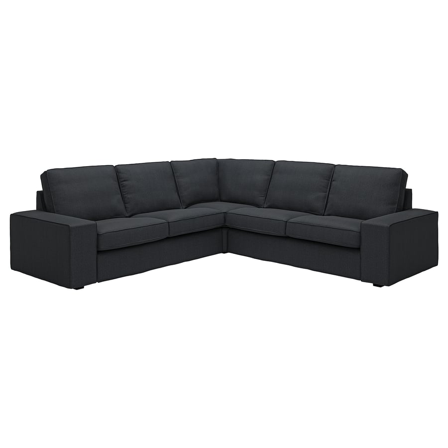 KIVIK corner sofa, 4 seater, Tresund anthracite - IKEA UK