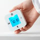 KLOCKIS clock/thermometer/alarm/timer, white, 7x7 cm - IKEA UK