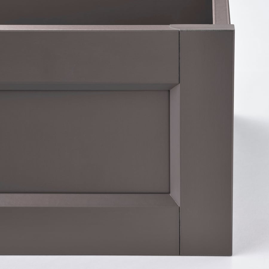 KOMPLEMENT drawer with framed front, dark grey, 50x35 cm - IKEA UK