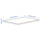KOMPLEMENT shelf, dark grey, 50x35 cm - IKEA UK