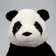 KRAMIG soft toy, white/black - IKEA UK