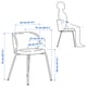 KRYLBO dining chair, Tonerud dark beige - IKEA UK