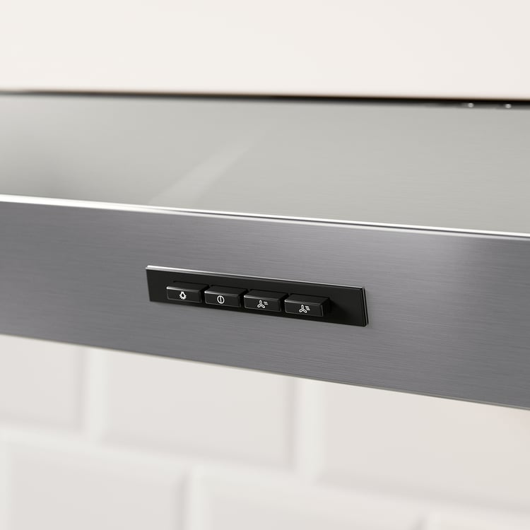 LAGAN wall mounted cooker hood, stainless steel - IKEA UK