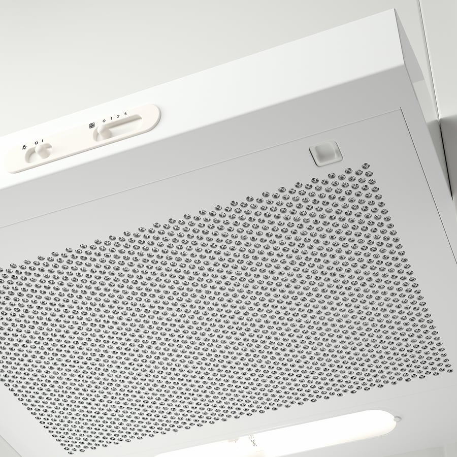 LAGAN wall mounted cooker hood, white - IKEA UK