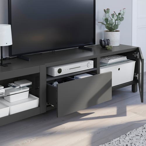 LAPPVIKEN drawer front, dark grey, 60x26 cm - IKEA UK