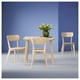 LISABO / LISABO dining table and 2 chairs, ash veneer/ash veneer, 88 cm ...