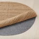 LOHALS natural, round, jute rug, 230 cm - IKEA UK