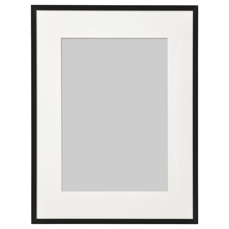 LOMVIKEN Black Aluminium Photo Frame, 30x40 cm - IKEA UK