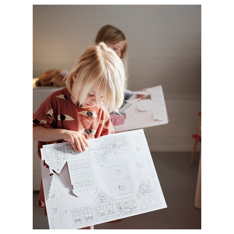 MÅLA 10-pc cardboard town template set - IKEA UK