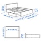 MALM White, king bed frame with Storage - IKEA UK