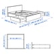 MALM White, king bed frame with 4 drawers - IKEA UK