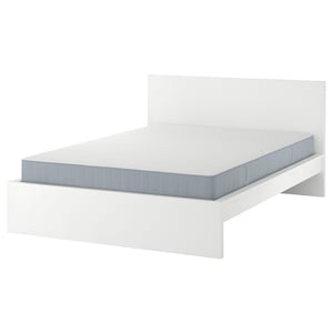 MALM Bed frame with mattress, white/Vesteröy medium firm, Standard Double - IKEA