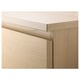 MALM white stained oak veneer, Chest of 2 drawers, 40x55 cm - IKEA UK