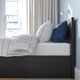 MALM Black-brown, double ottoman bed - IKEA UK