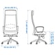 MARKUS office chair, Vissle light grey - IKEA