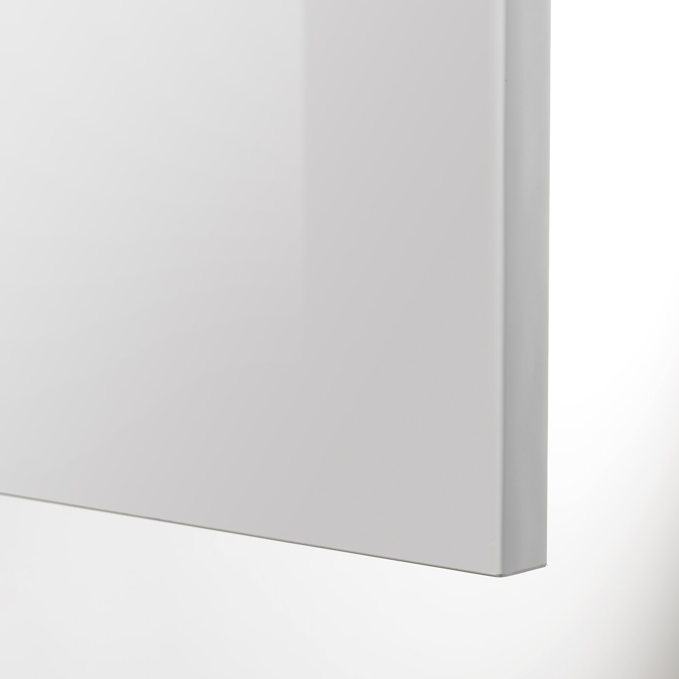 METOD white, Ringhult light grey, Corner wall cabinet with shelves ...