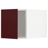 METOD Top cabinet, white/Voxtorp dark grey, 40x40 cm - IKEA