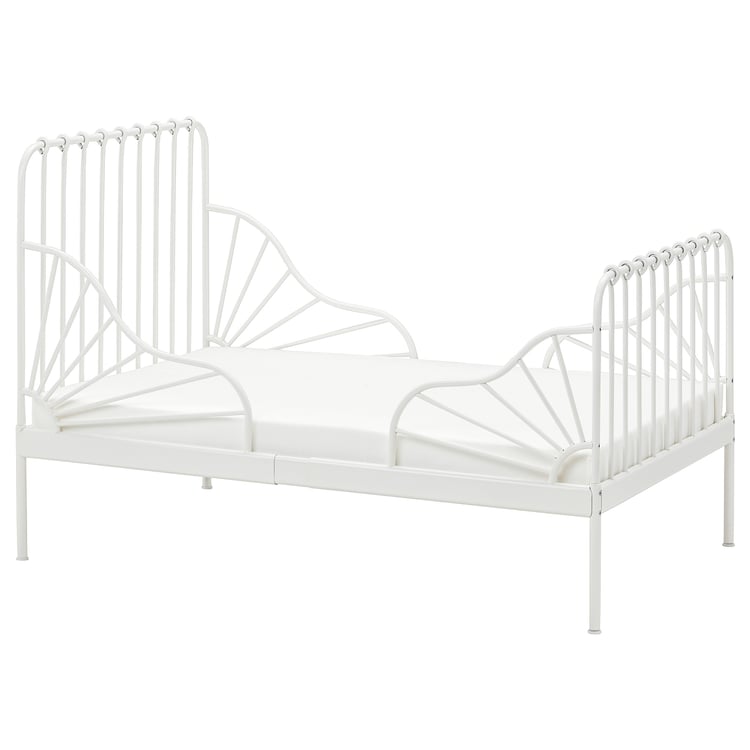 MINNEN Extendable bed, white, 80x200 cm - IKEA UK