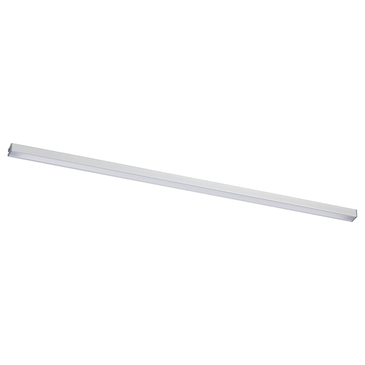 MITTLED LED kitchen worktop lighting strip, dimmable aluminium-colour ...