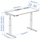 MITTZON desk sit/stand, electric white, 120x80 cm - IKEA UK