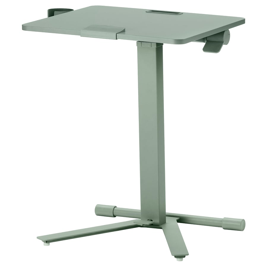 MITTZON laptop table with castors, green, 66x50 cm - IKEA UK