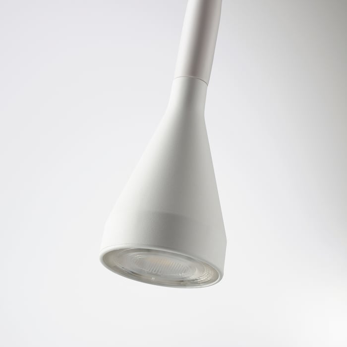 NÄVLINGE white, LED clamp spotlight - IKEA UK
