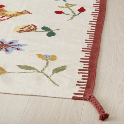 NICKGRÄS multicolour, floral rug, 170x240 cm - IKEA UK