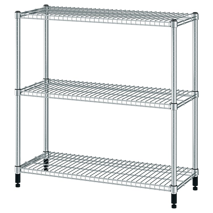 OMAR galvanised, shelving unit, width: 92 cm - IKEA UK