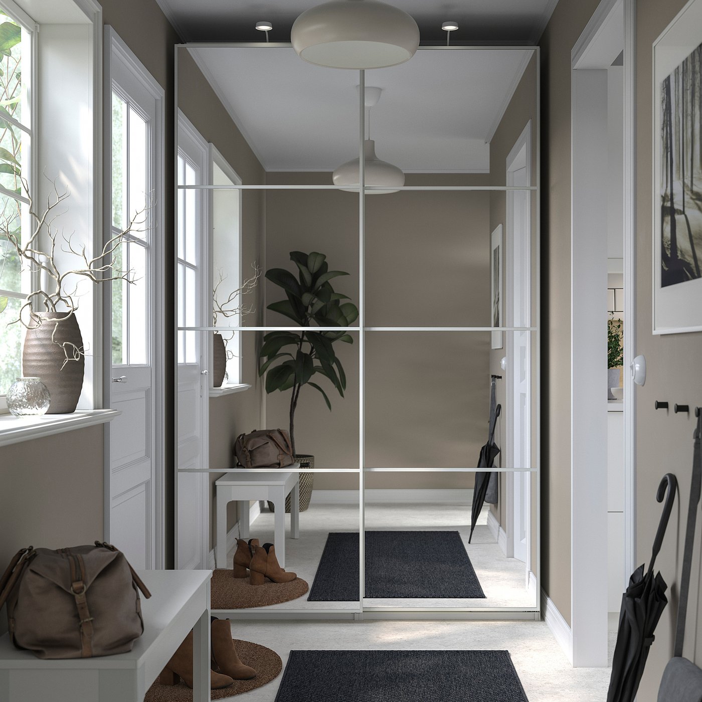 Ikea wardrobe mirror door store