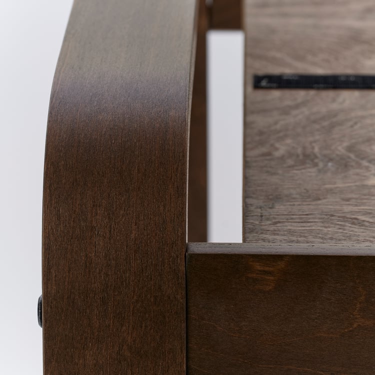 POÄNG footstool frame, walnut effect - IKEA UK