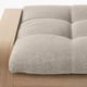 POÄNG footstool, oak veneer, Gunnared beige - IKEA UK