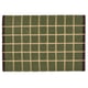 POSTKONTOR green, checkered door mat, 40x60 cm - IKEA UK
