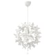 RAMSELE white, flower pendant lamp, 43 cm - IKEA UK