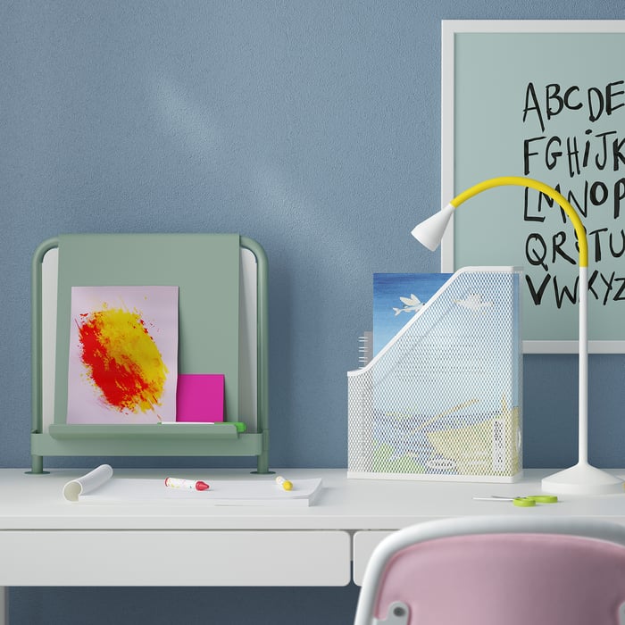 RELATERA writing-board, light grey-green - IKEA UK