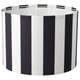 RINGSTA lamp shade, black/white, 42 cm - IKEA UK