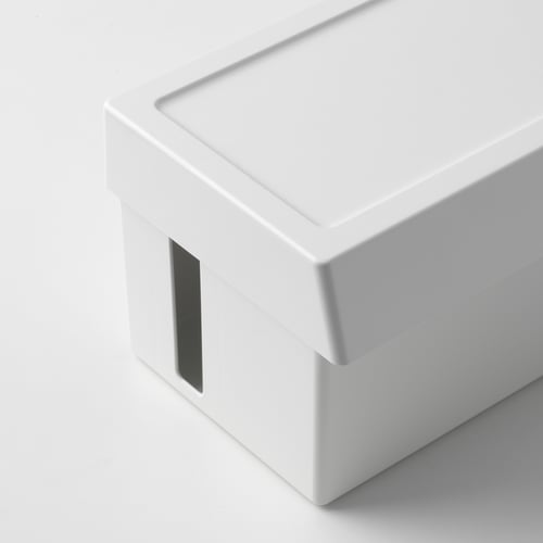 SÄTTING cable management box with lid - IKEA UK