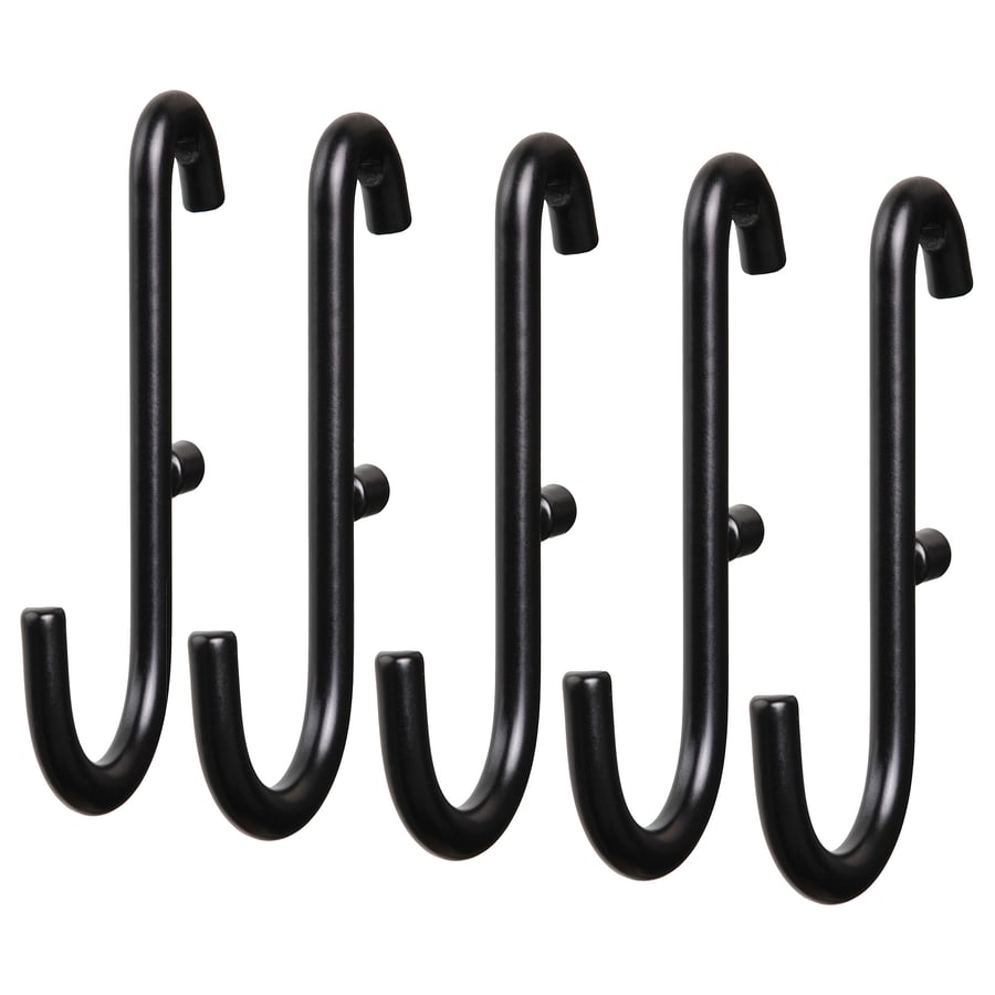 SKÅDIS hook, black - IKEA UK