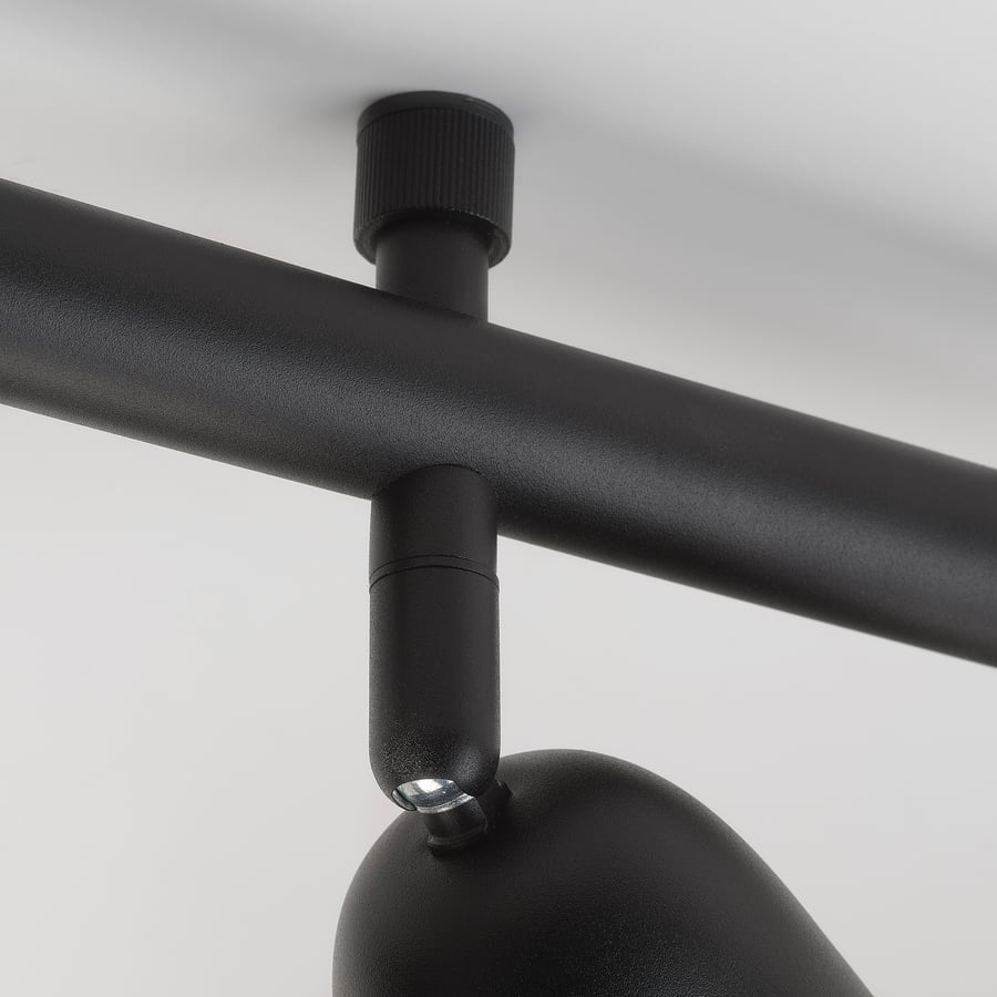 SKURUP black, 3 spots ceiling track light - IKEA UK
